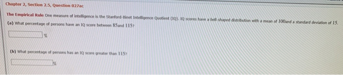 Solved Chapter 2, Section 2.5, Question 027ac The Empirical | Chegg.com