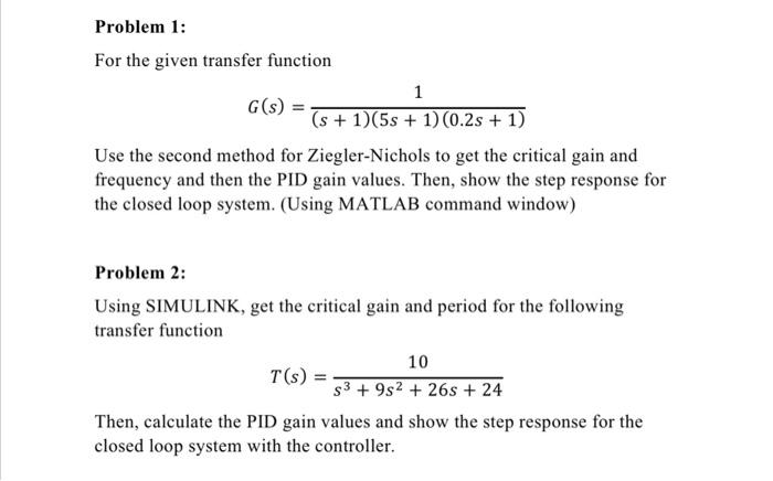 Solved For the given transfer function | Chegg.com Solved For the given transfer function | Chegg.com