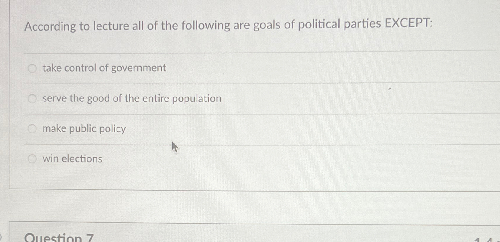 Solved According to lecture all of the following are goals | Chegg.com