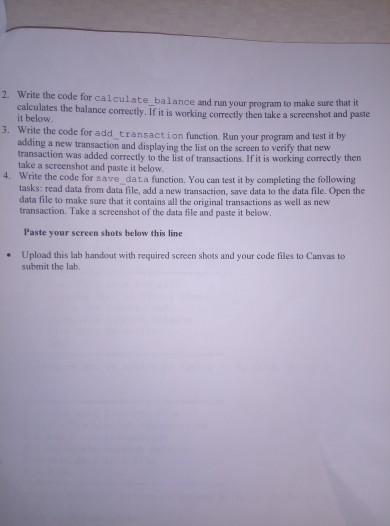 Solved # Transaction.py #Author: Date: class Transaction: | Chegg.com