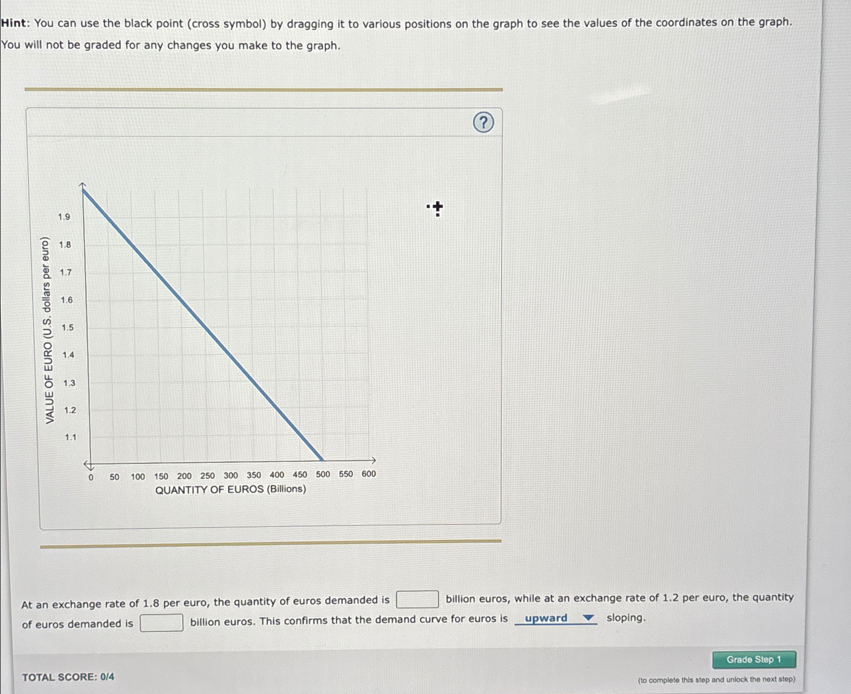 Solved Hint: You can use the black point (cross symbol) ﻿by | Chegg.com