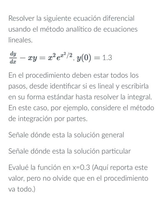 Solved Resuelva la Ecuación diferencial que describe la Ley | Chegg.com
