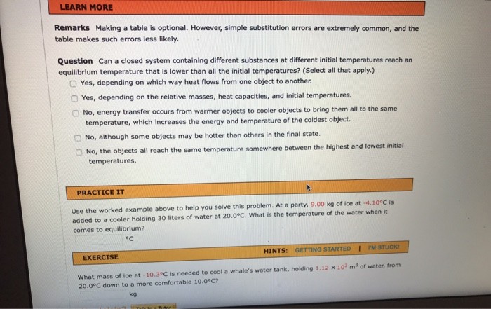 Solved LEARN MORE Remarks Making a table is optional. | Chegg.com