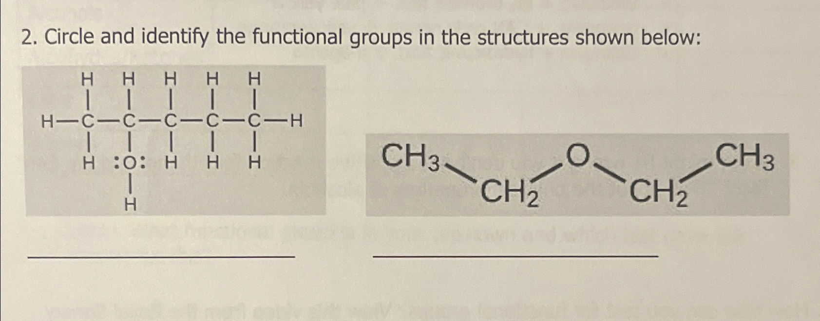 Solved Circle and identify the functional groups in the | Chegg.com