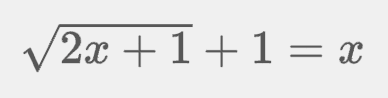 Solved solve the equation 2x+1+1=x | Chegg.com