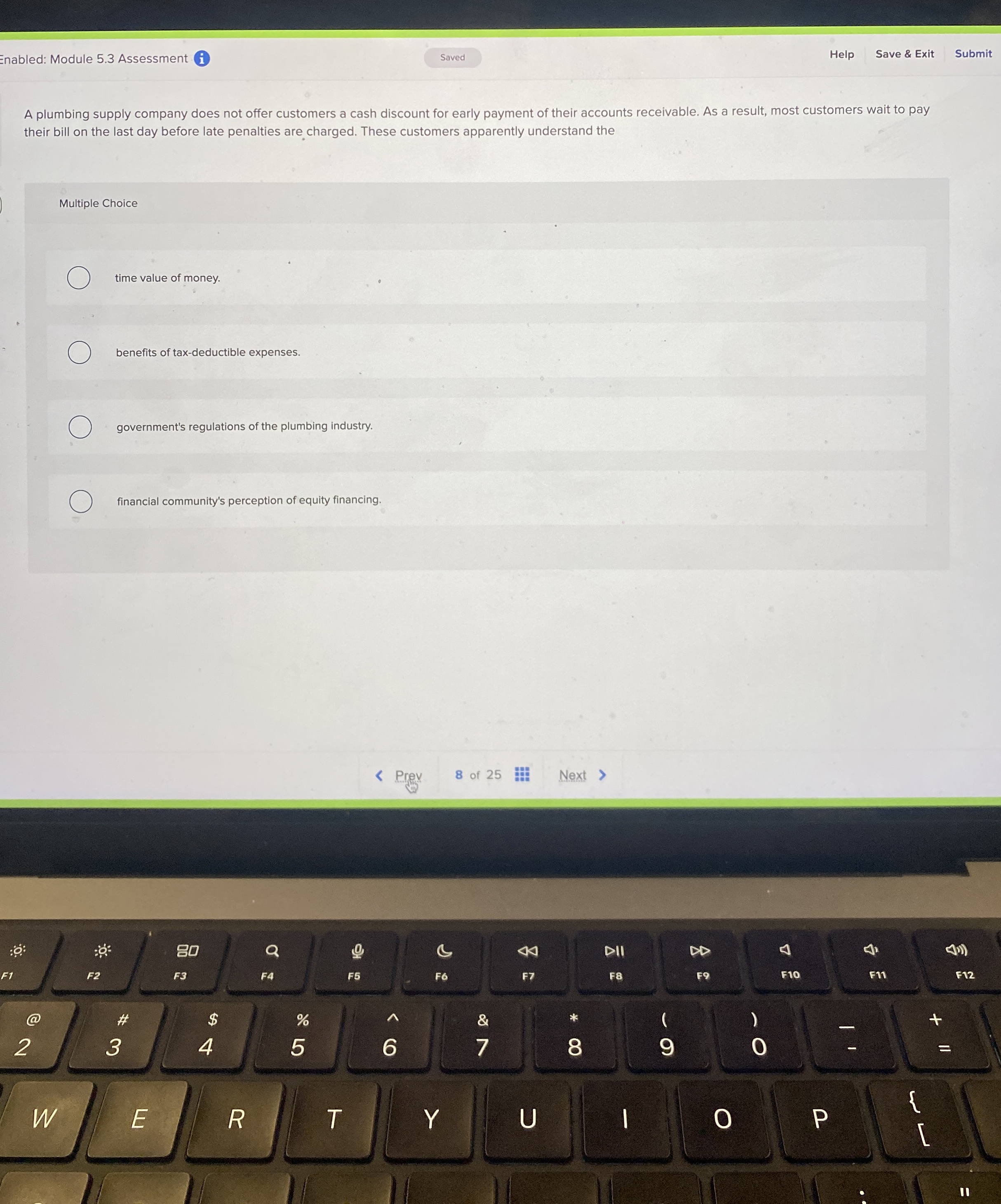 Solved Enabled: Module 5.3 ﻿Assessment (i)HelpSave & | Chegg.com