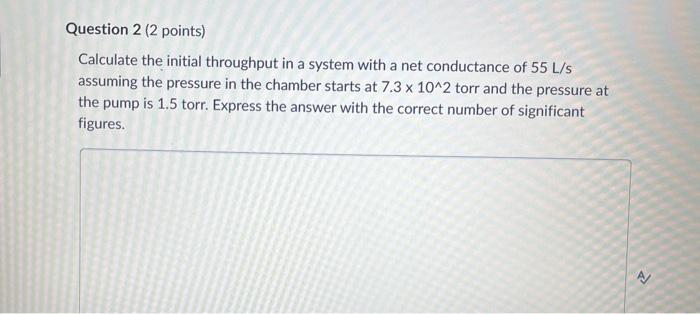 Solved Calculate the initial throughput in a system with a | Chegg.com