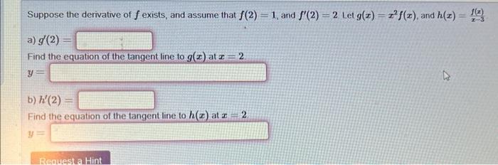 Solved Suppose the derivative of f exists, and assume that | Chegg.com