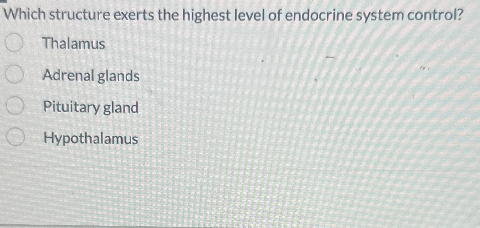 Solved Which structure exerts the highest level of endocrine | Chegg.com