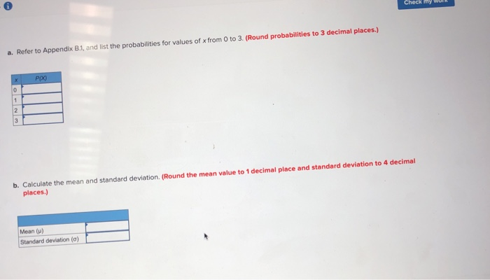 Solved Chem a. Refer to Appendix B1, and list the | Chegg.com