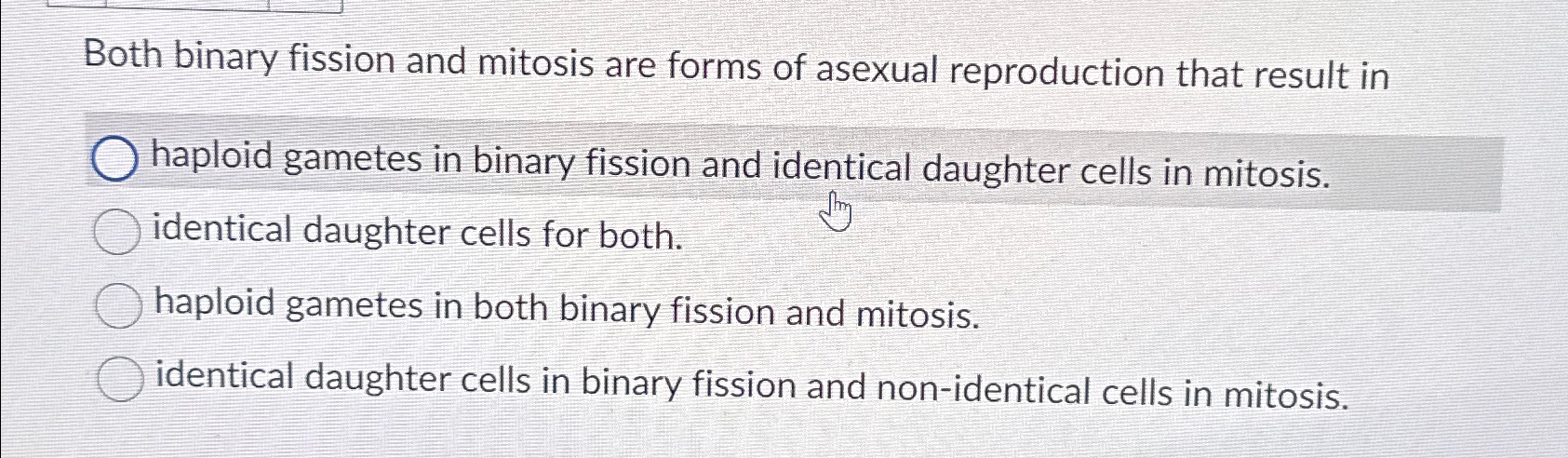 Solved Both binary fission and mitosis are forms of asexual | Chegg.com