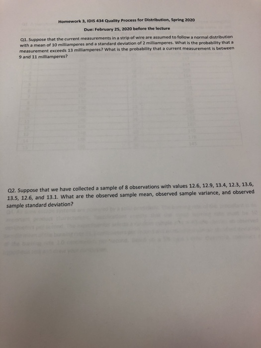 Solved Homework 3, IDIS 434 Quality Process for | Chegg.com