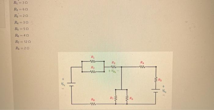 Solved In the following circuit there are 8 resistors | Chegg.com
