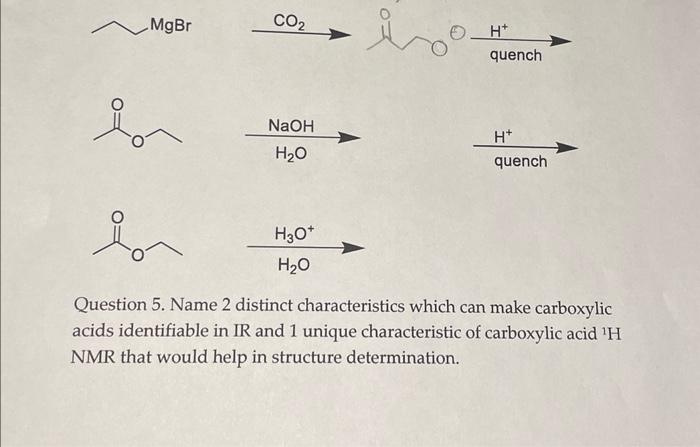 Solved MgBr Question 5. Name 2 distinct characteristics | Chegg.com