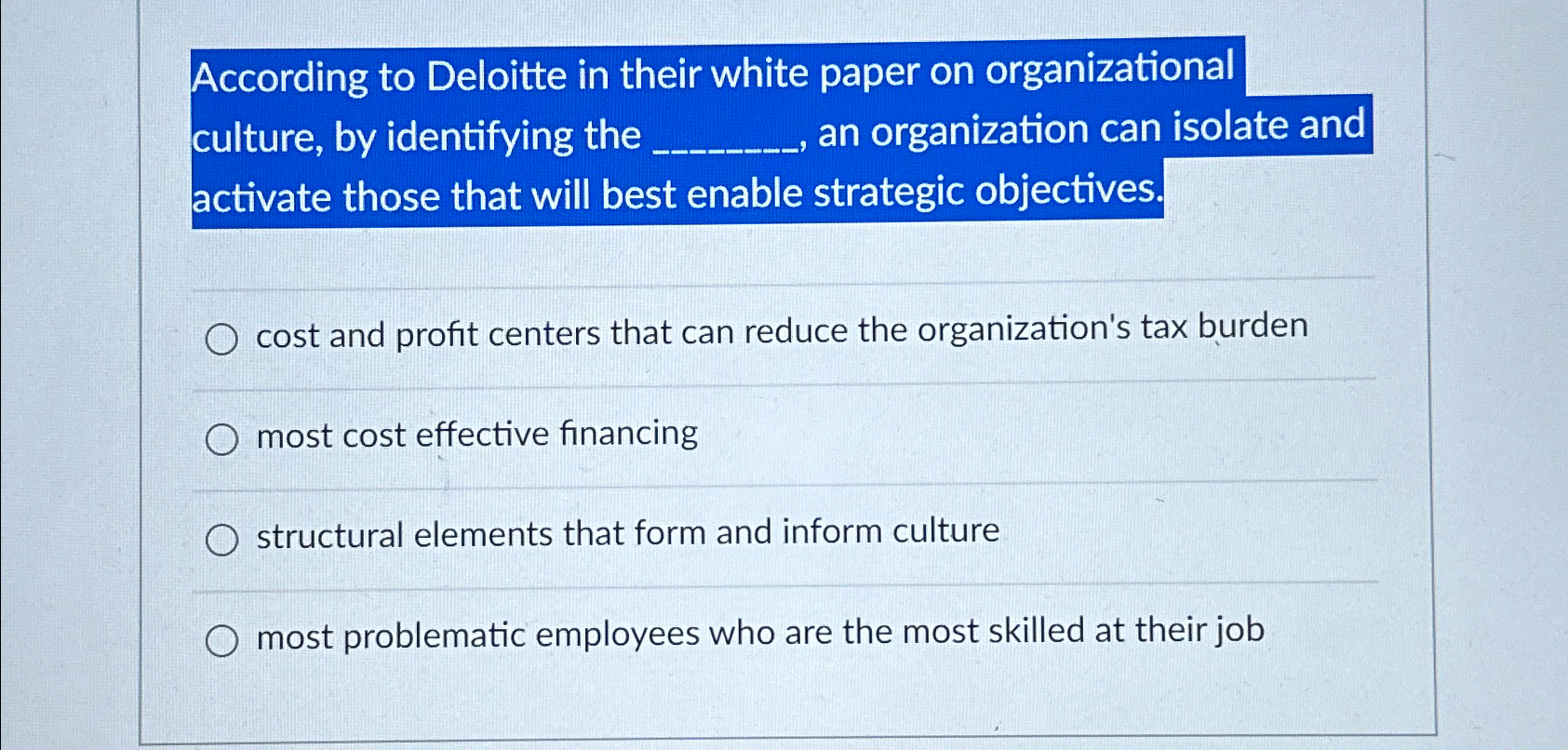 Solved According to Deloitte in their white paper on | Chegg.com