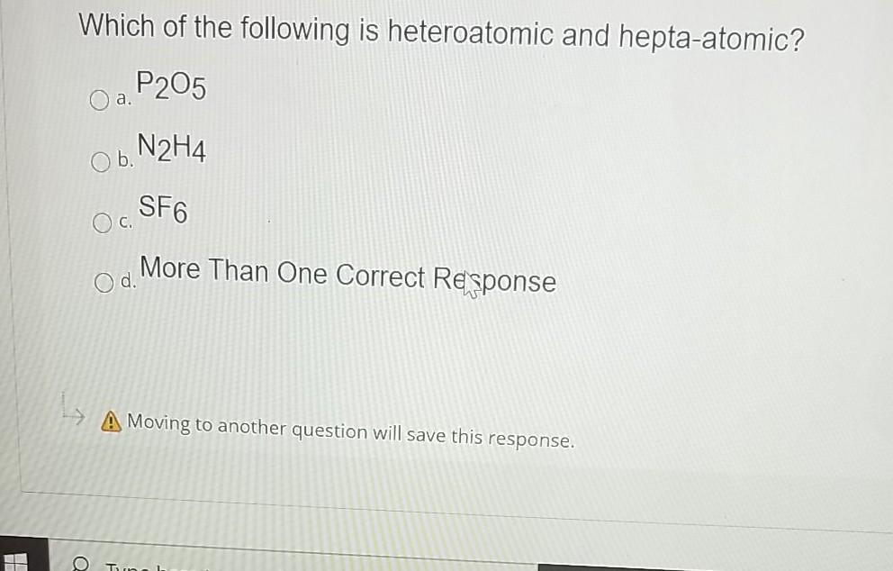 Solved Which of the following is heteroatomic and | Chegg.com