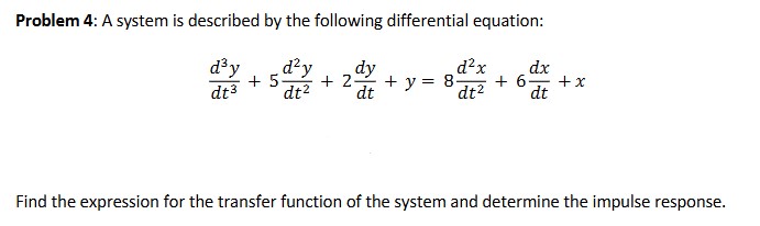 Please solve the following. Particularly the IMPULSE | Chegg.com