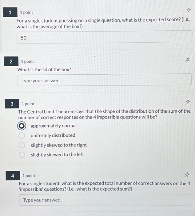 Solved Sampling Distributions A math professor thinks their | Chegg.com