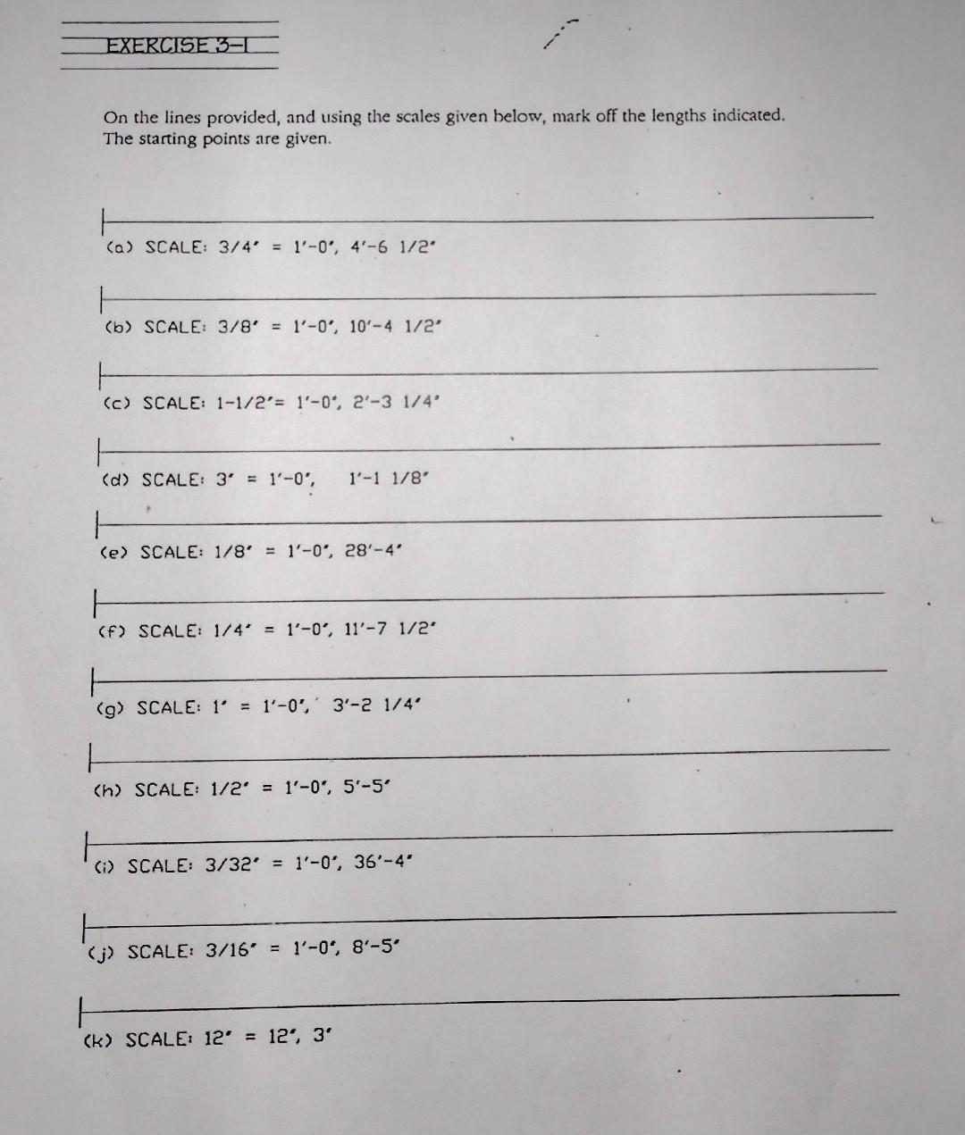 Solved EXERCISE 3-1 On the lines provided, and using the | Chegg.com