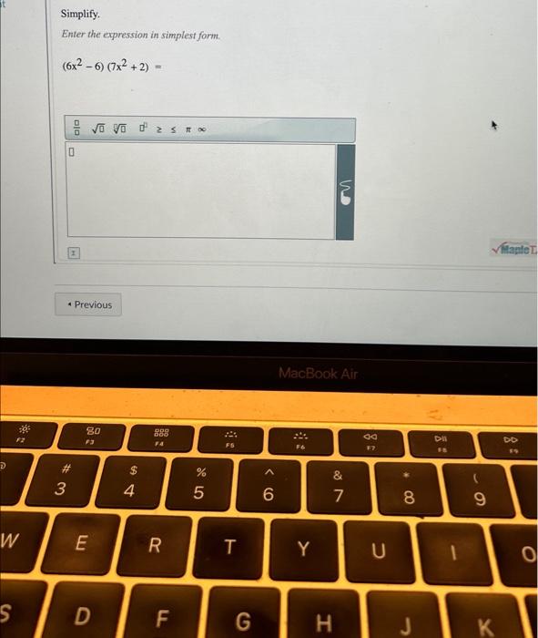 Solved Simplify. Enter the expression in simplest form. | Chegg.com