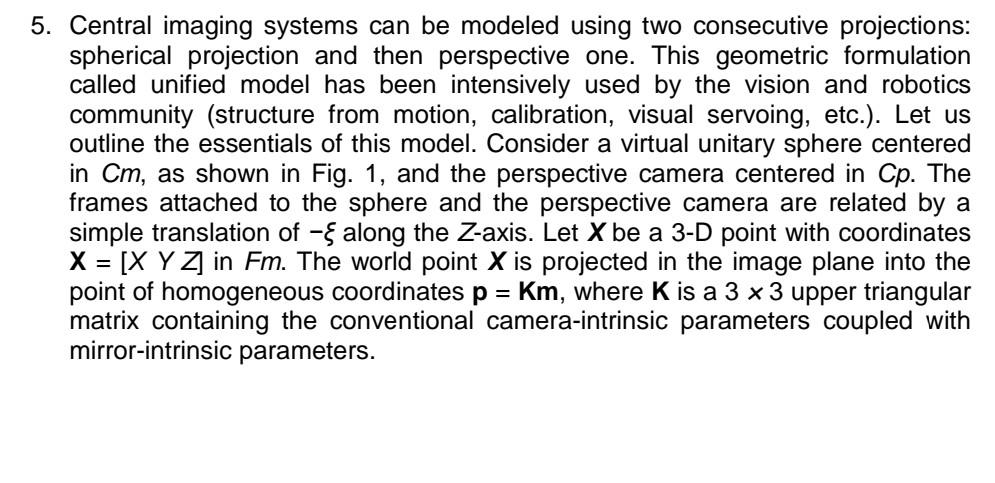 Central imaging systems can be modeled using two | Chegg.com