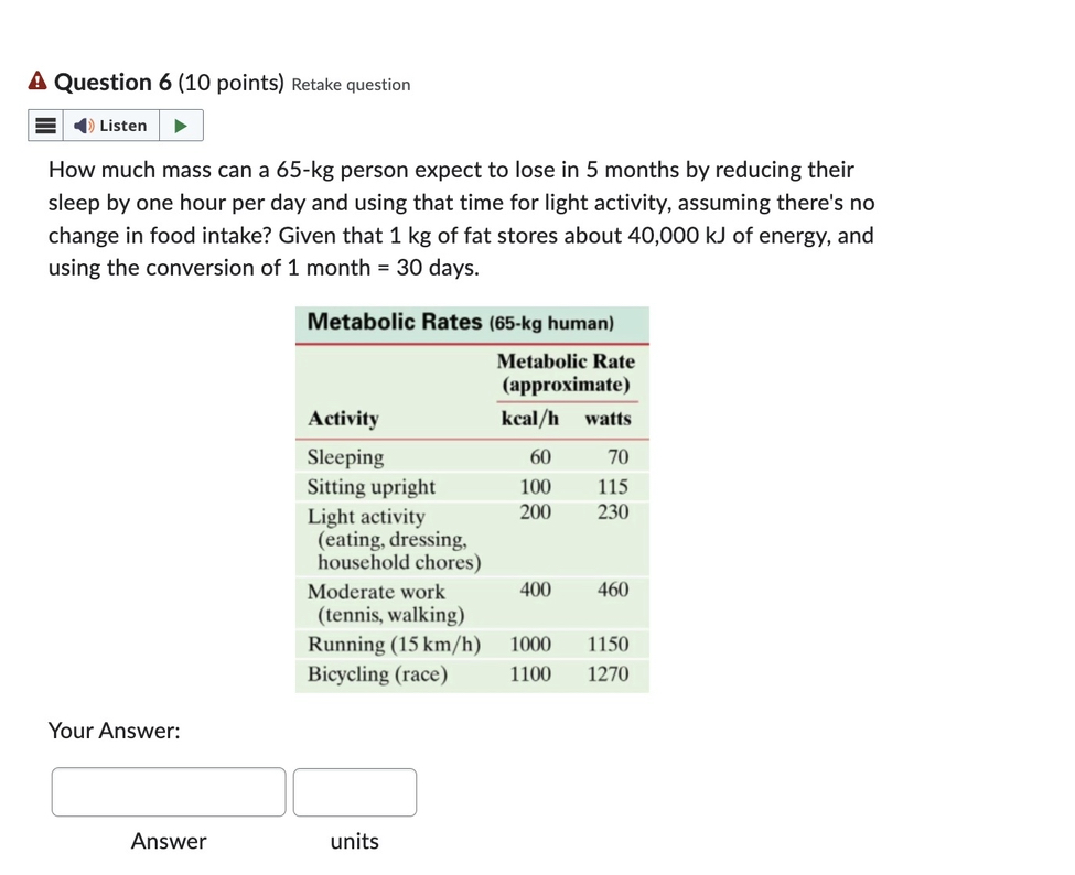 Solved Question 6 (10 points) Retake questionHow much mass | Chegg.com Solved Question 6 (10 points) Retake questionHow much mass | Chegg.com