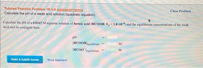 Solved Close Problem Tutored Practice Problem 16.4.4 COUNTS | Chegg.com