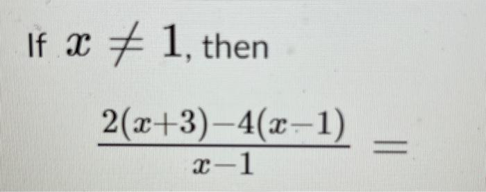 Solved x−12(x+3)−4(x−1)= | Chegg.com