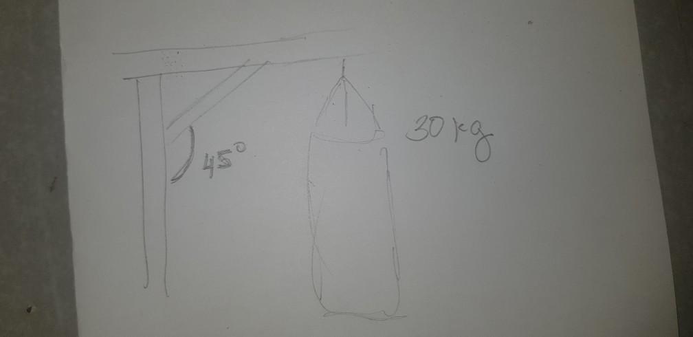 Solved How to find the load of the diagonal beam? how to | Chegg.com