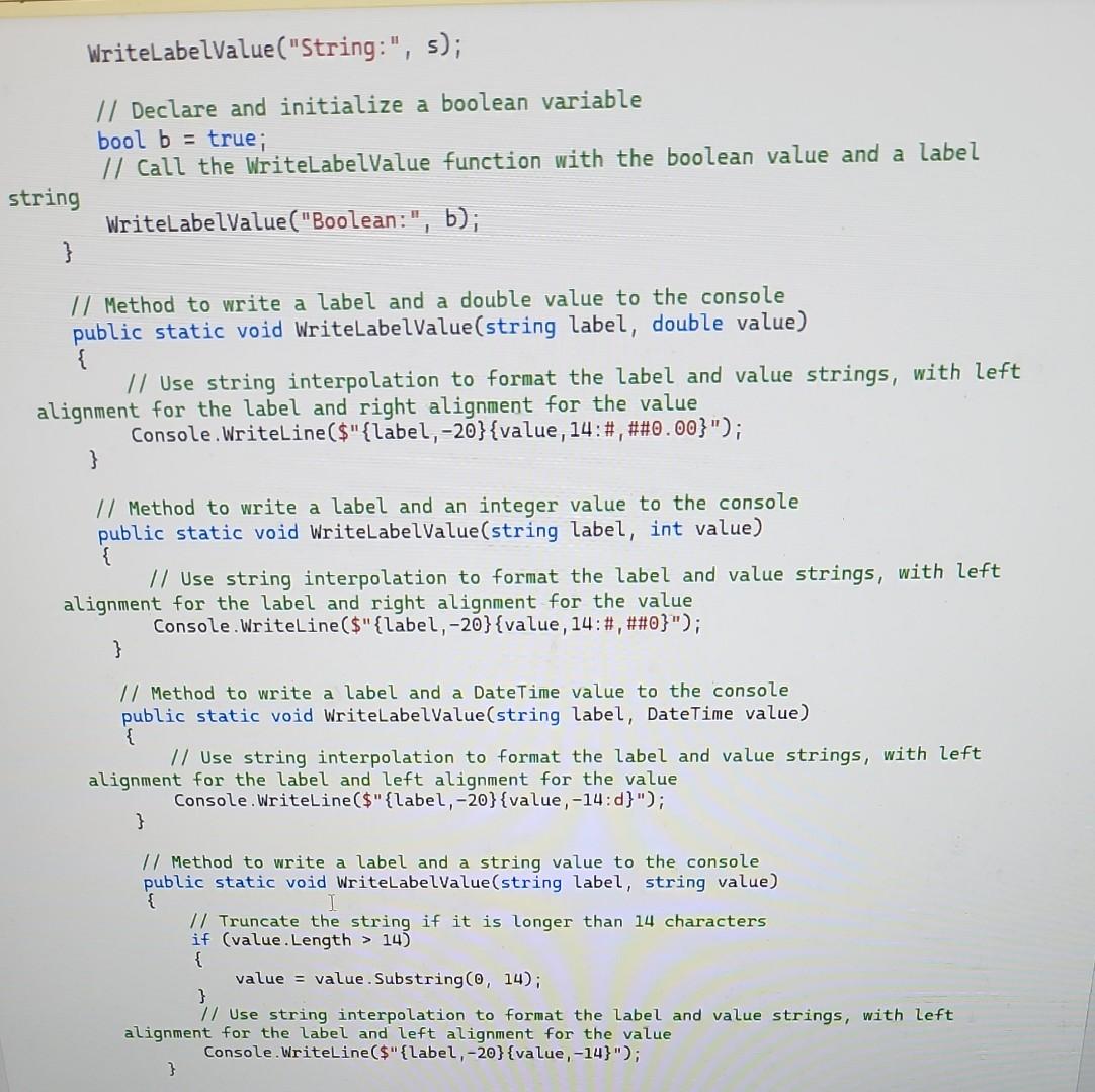 Solved 3. Write a public polymorphic void function to write | Chegg.com Solved 3. Write a public polymorphic void function to write | Chegg.com