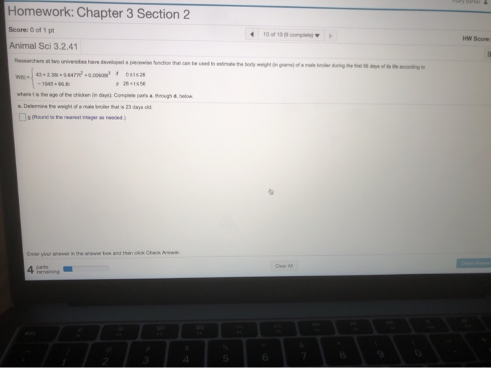Solved Homework: Chapter 3 Section 2 Score: 0 of 1 pt HW Ser | Chegg.com
