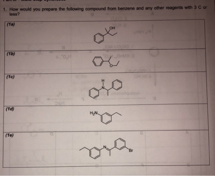 Solved 3. Propose a structure for each lettered compound. 1. | Chegg.com