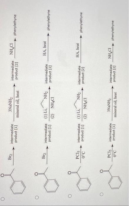 Outline a synthesis of phenylethyne from each of the | Chegg.com