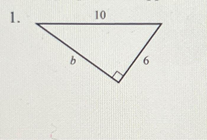 Solved Find the length of the third side of each right | Chegg.com