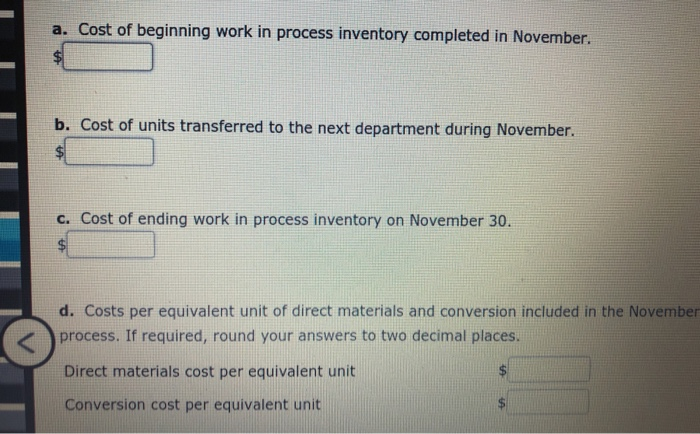 Solved Costs per Equivalent Unit and Production Costs The | Chegg.com