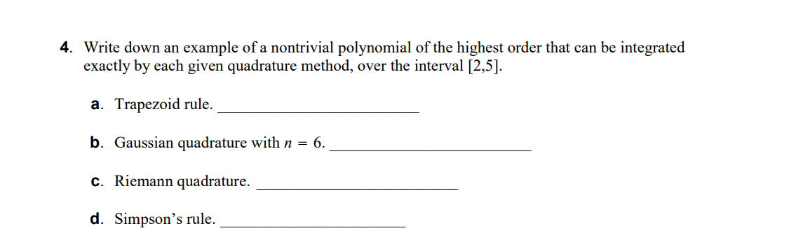 Solved Write down an example of a nontrivial polynomial of | Chegg.com
