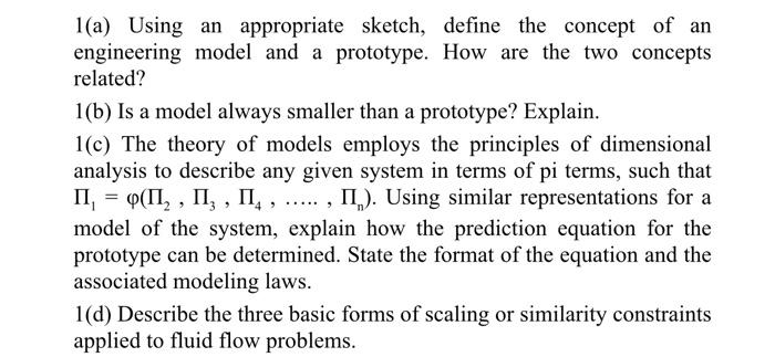 Solved 1(a) Using an appropriate sketch, define the concept | Chegg.com