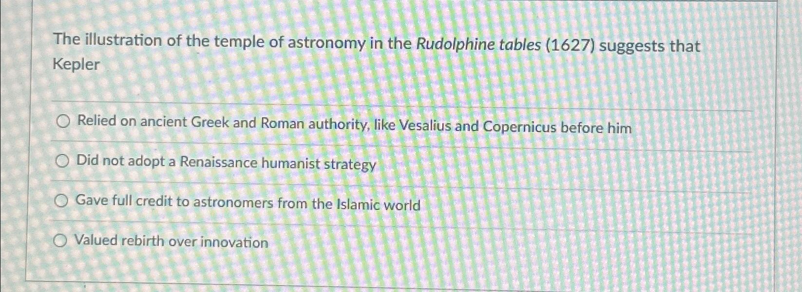 Solved The illustration of the temple of astronomy in the | Chegg.com