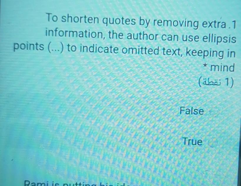 Solved To shorten quotes by removing extra 1 information, | Chegg.com