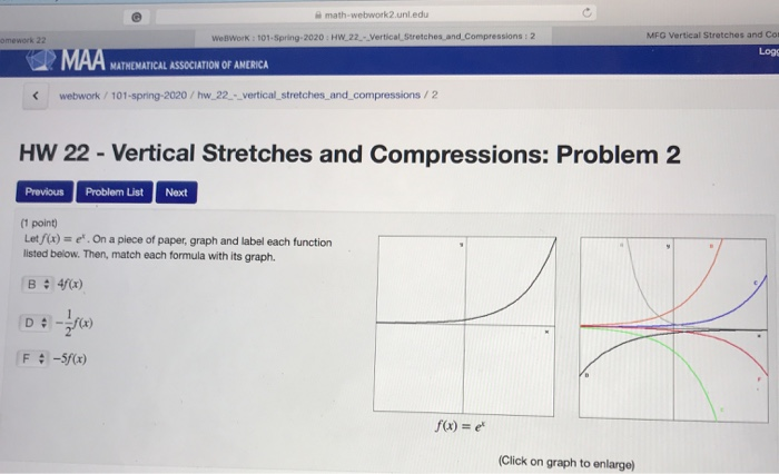 Solved math we work unl.edu Wellwork: 101-Spring-2020: HW_22 | Chegg.com