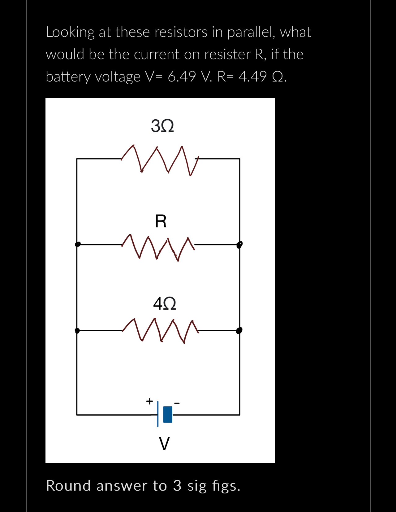 Solved Looking at these resistors in parallel, what would be | Chegg.com