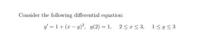 Solved Using H02 For The Adams Bashford Two Step Explicit 0858