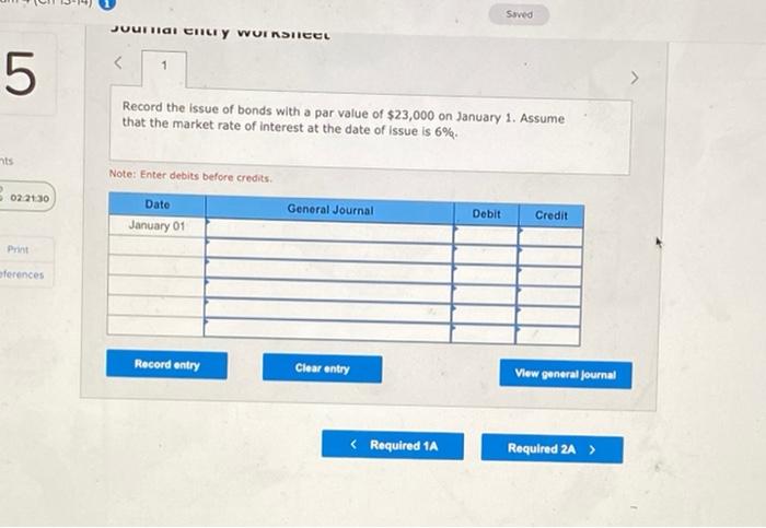 Solved Problem 14-8AA (Algo) Computing bond price and | Chegg.com