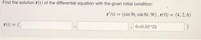 [solved] Find The Solution R T Of The Differential Equati