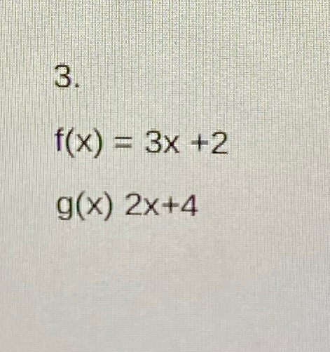Solved determine if the following functions are inverses by | Chegg.com