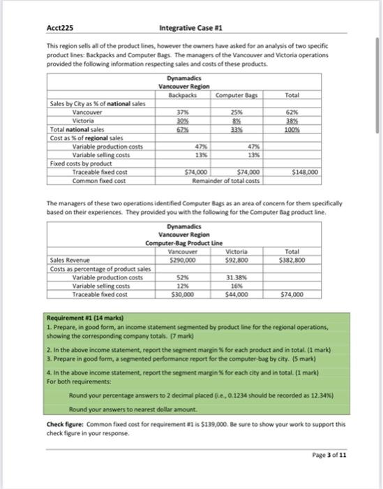 Acct225 Integrative Case #1 You have worked for | Chegg.com