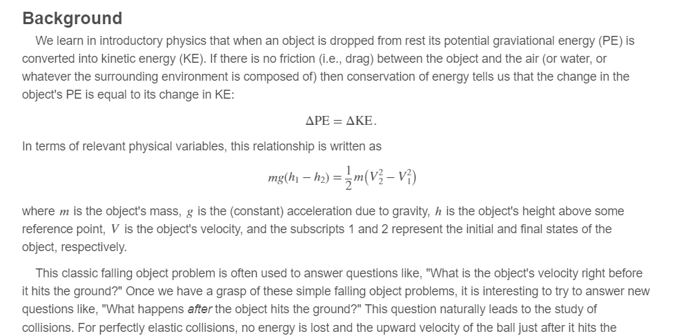 Solved Backgroundwe Learn In Introductory Physics That When