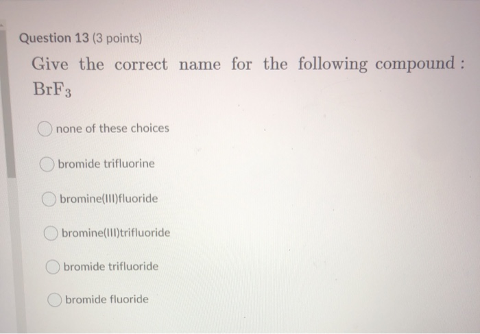 Solved Question 11 (3 points) Is gallium iodide an ionic or | Chegg.com