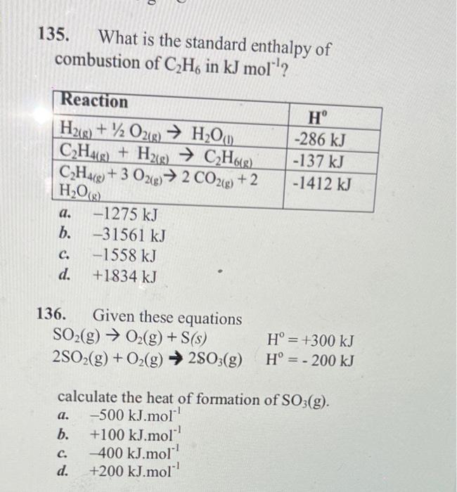 Enthalpy Of Combustion Calculator – JJPHOE