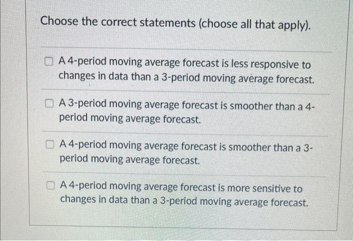 Solved Choose the correct statements (choose all that | Chegg.com